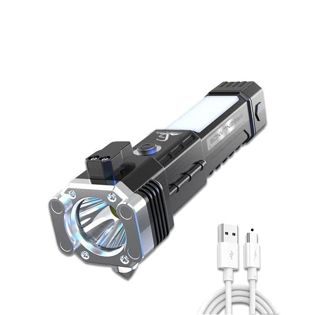 Greenlands Portable Multi-Utility 3W LED Torch for Outdoor Adventures